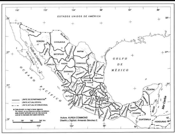 División Geográfica De Michoacán En El Imperio De Maximiliano Enterese